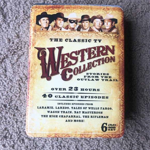 Other | The Classic Tv Western Collection Embossed Collection Tin Dvd ...